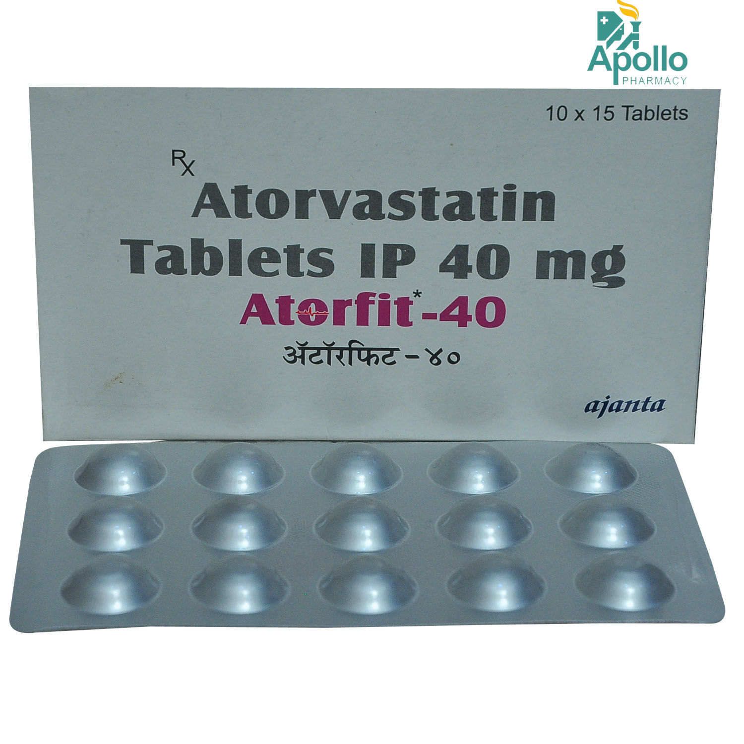 Atorfit 40 mg Tablet 15's Price, Uses, Side Effects, Composition ...