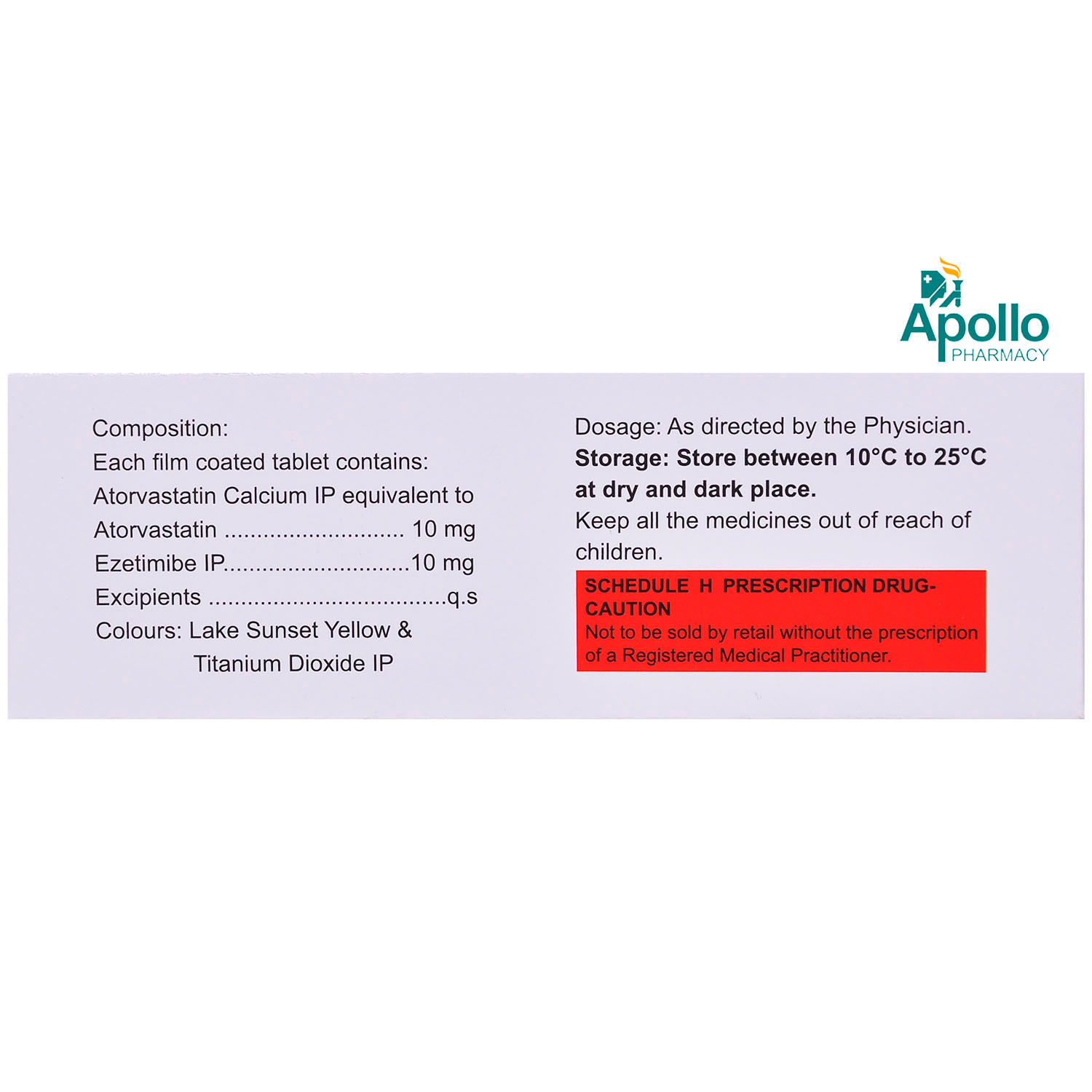 Atorsave EZ 10 Tablet 10's Price, Uses, Side Effects, Composition ...