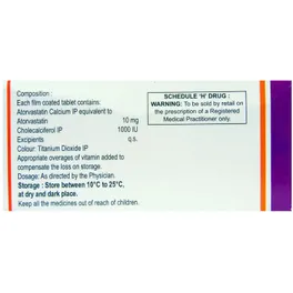 Atorsave D 10 Tablet | Uses, Side Effects, Price | Apollo Pharmacy