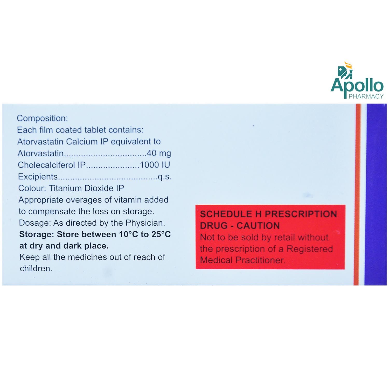 Atorsave D 40 Tablet 15's Price, Uses, Side Effects, Composition ...