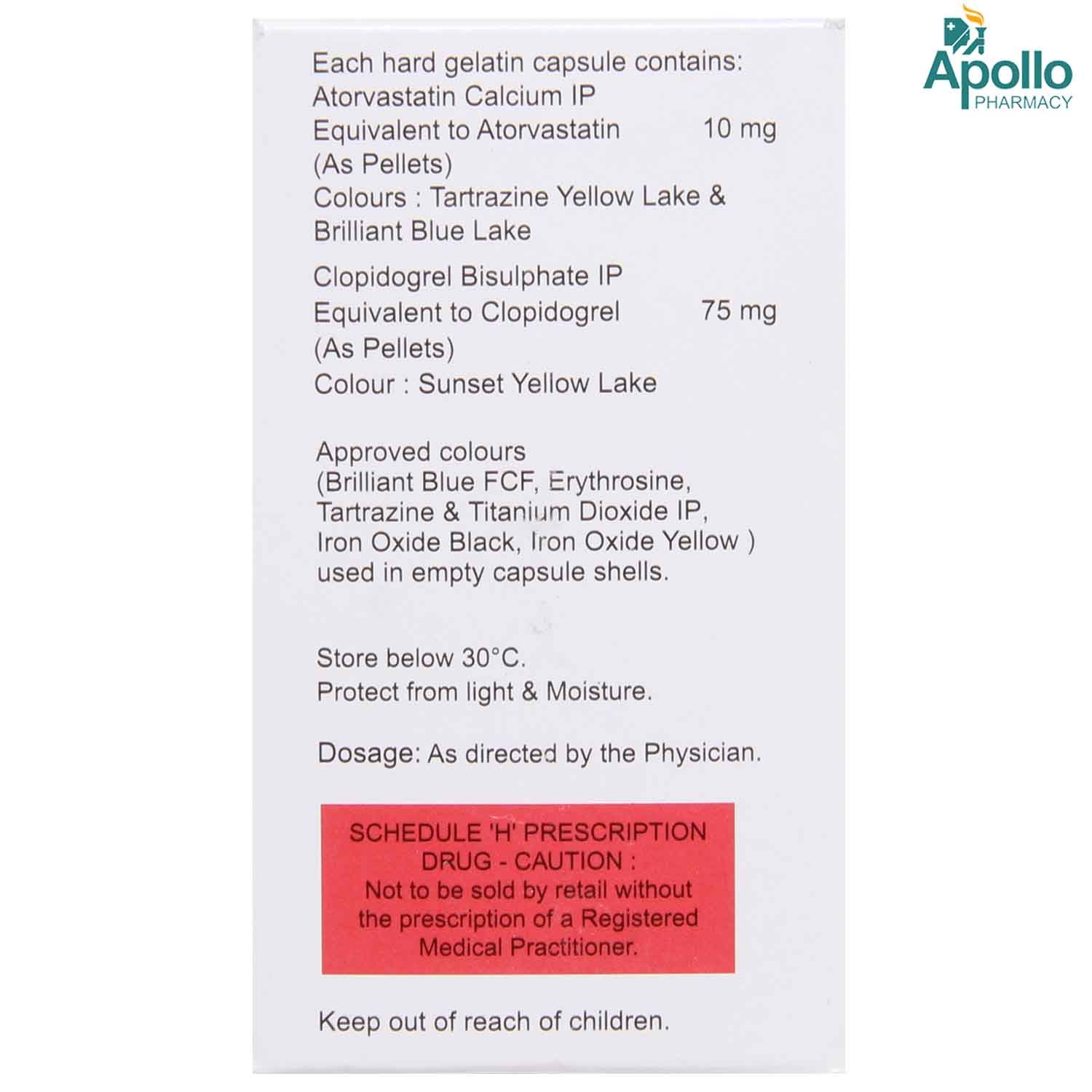 Atormac CV 10 Capsule | Uses, Side Effects, Price | Apollo Pharmacy