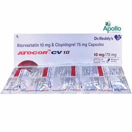Atocor-CV 10 Capsule | Uses, Side Effects, Price | Apollo Pharmacy