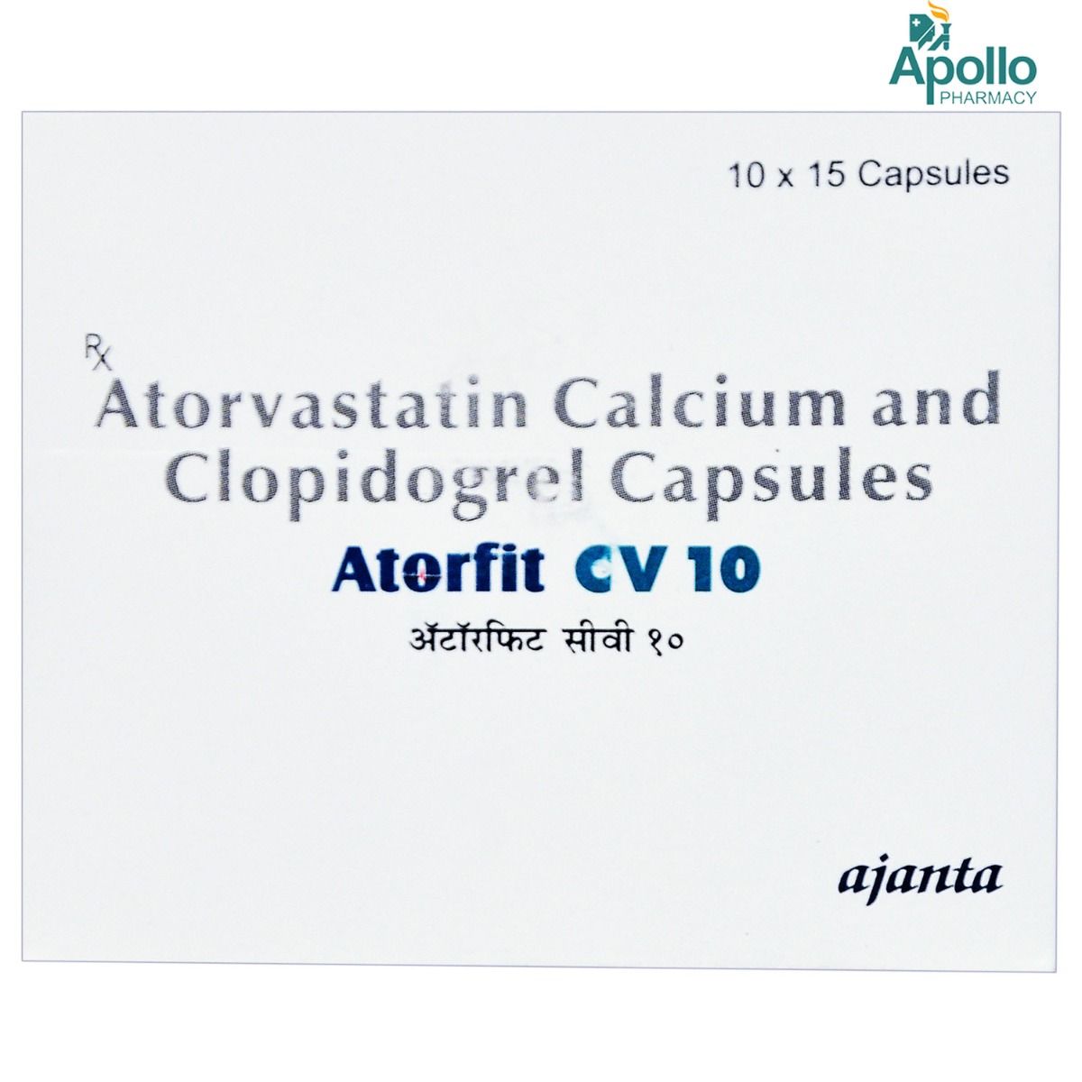Atorfit CV 10 Capsule | Uses, Side Effects, Price | Apollo Pharmacy