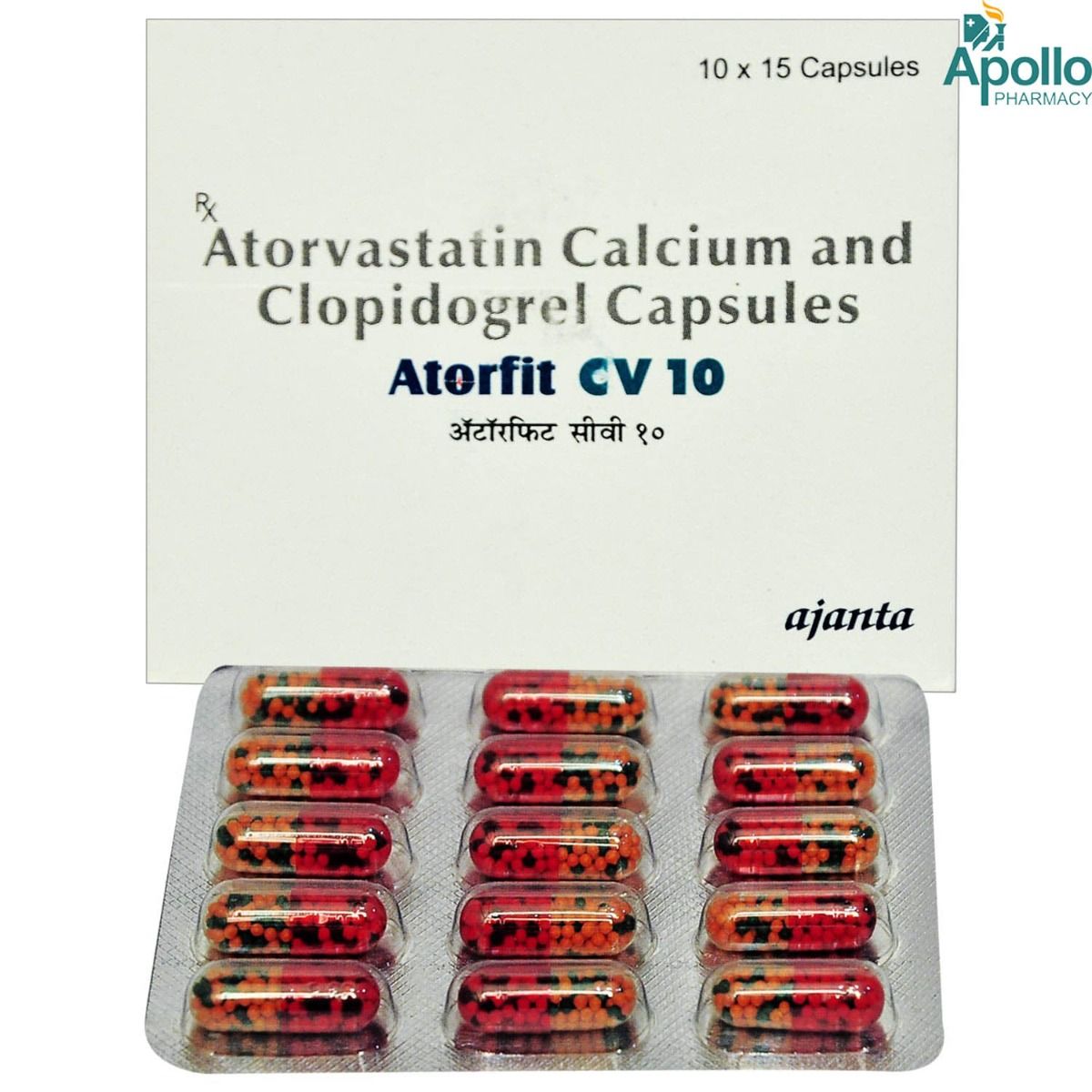 Atorfit CV 10 Capsule | Uses, Side Effects, Price | Apollo Pharmacy