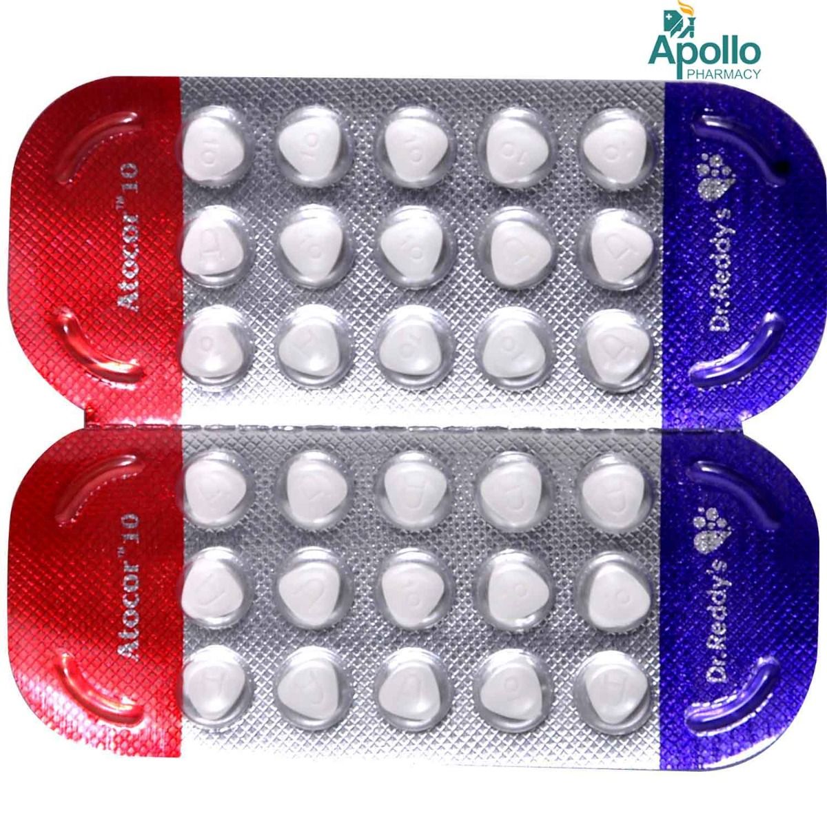 Atocor 10 Tablet | Uses, Side Effects, Price | Apollo Pharmacy