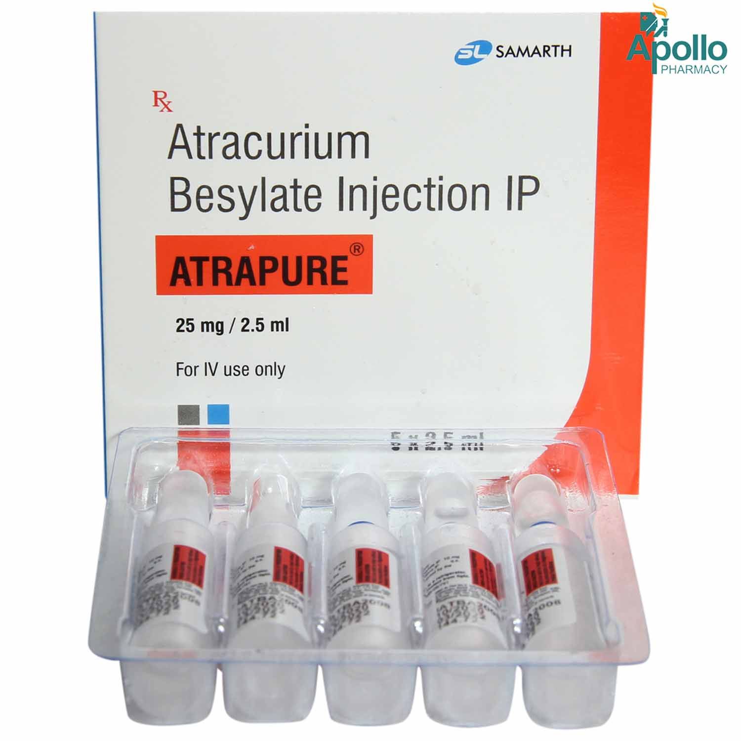 ATRAPURE 25MG/2.5ML INJECTION Price, Uses, Side Effects, Composition ...