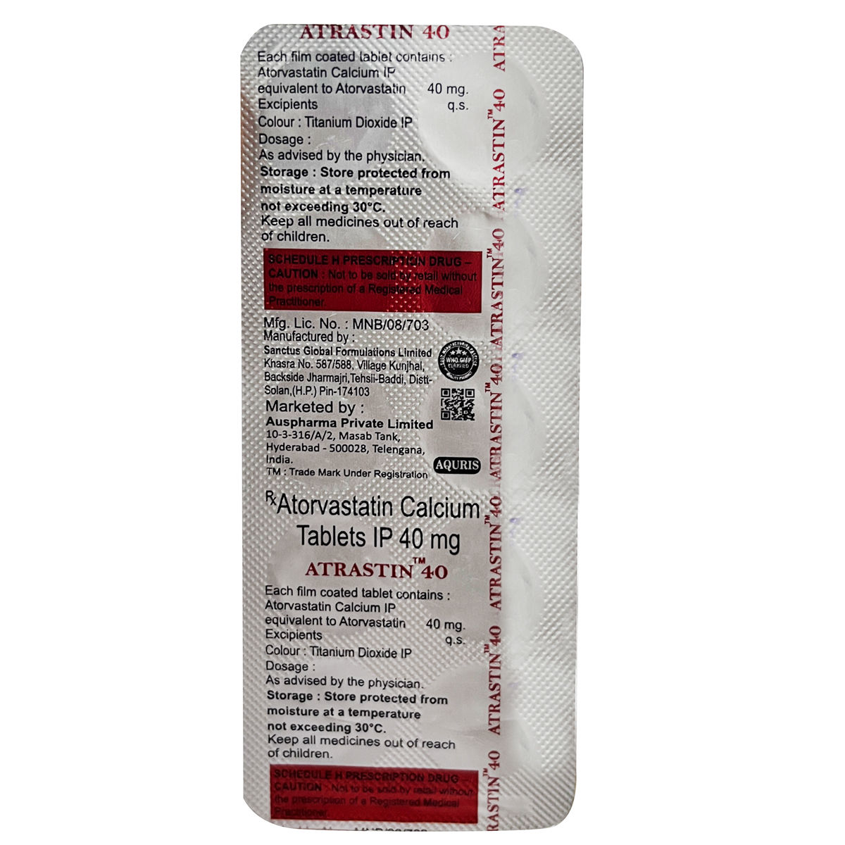 Atrastin 40 Tablet 10's Price, Uses, Side Effects, Composition - Apollo ...