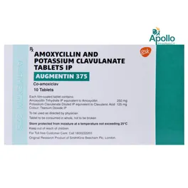 Augmentin 375 Tablet | Uses, Side Effects, Price | Apollo Pharmacy