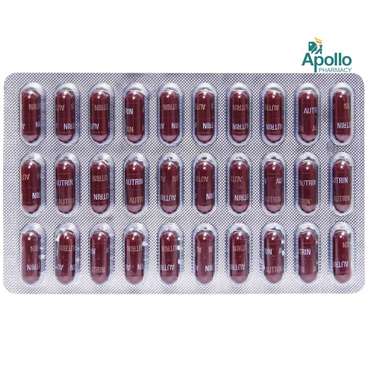 Autrin Capsule | Uses, Side Effects, Price | Apollo Pharmacy