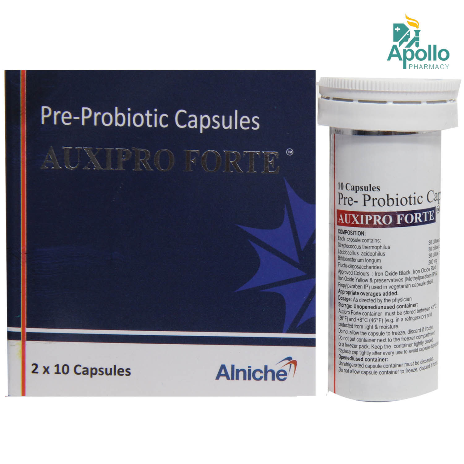 Auxipro Forte Capsule 10's Price, Uses, Side Effects, Composition ...