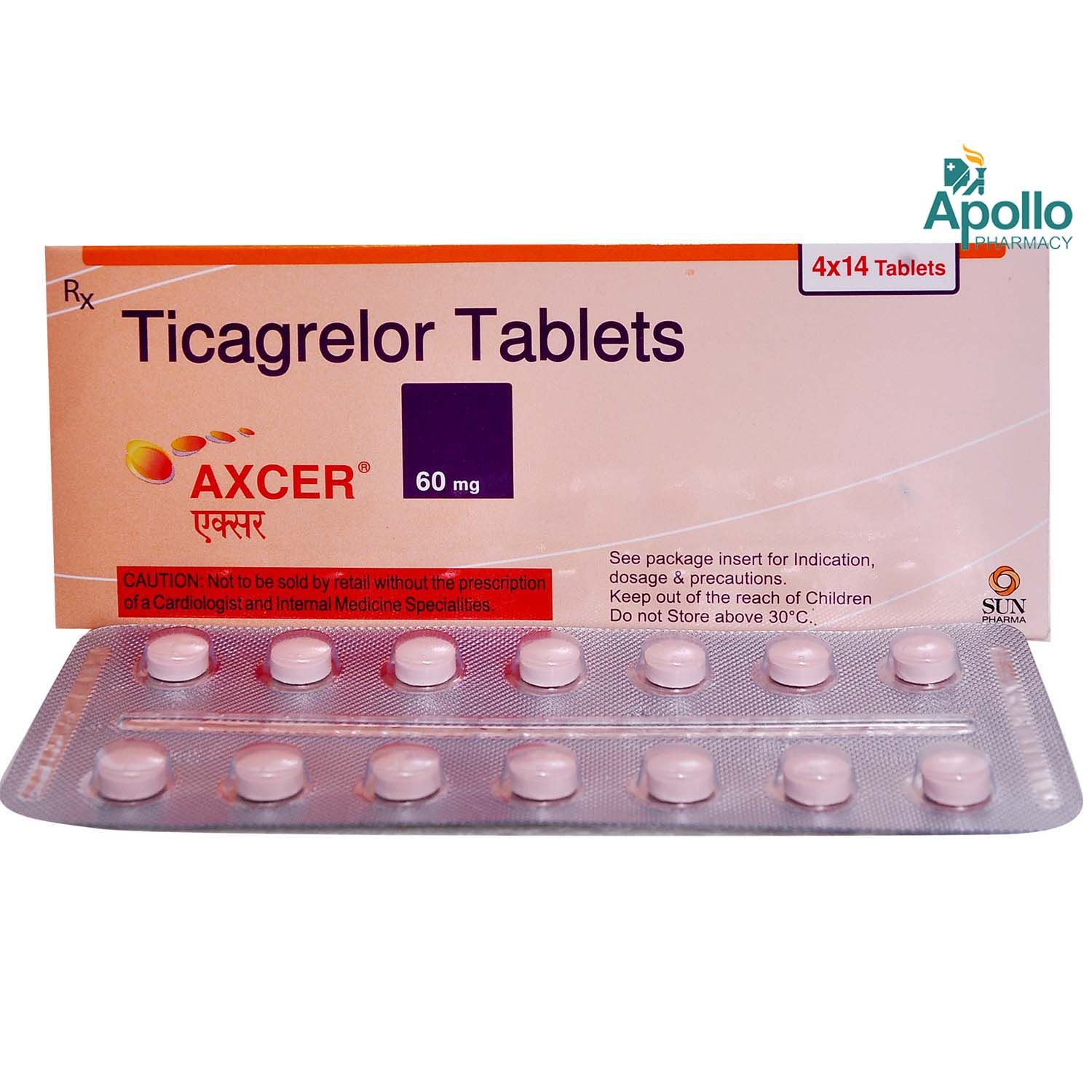 Axcer 60 mg Tablet | Uses, Side Effects, Price | Apollo Pharmacy