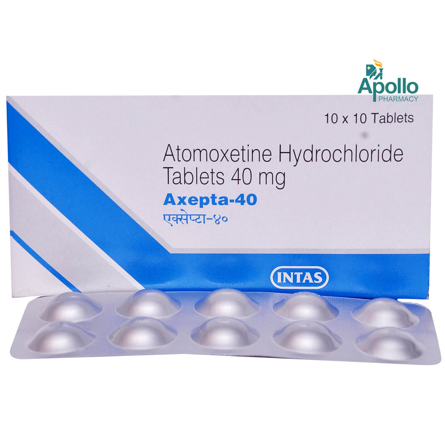 Axepta 40 mg Tablet 10's Price, Uses, Side Effects, Composition ...