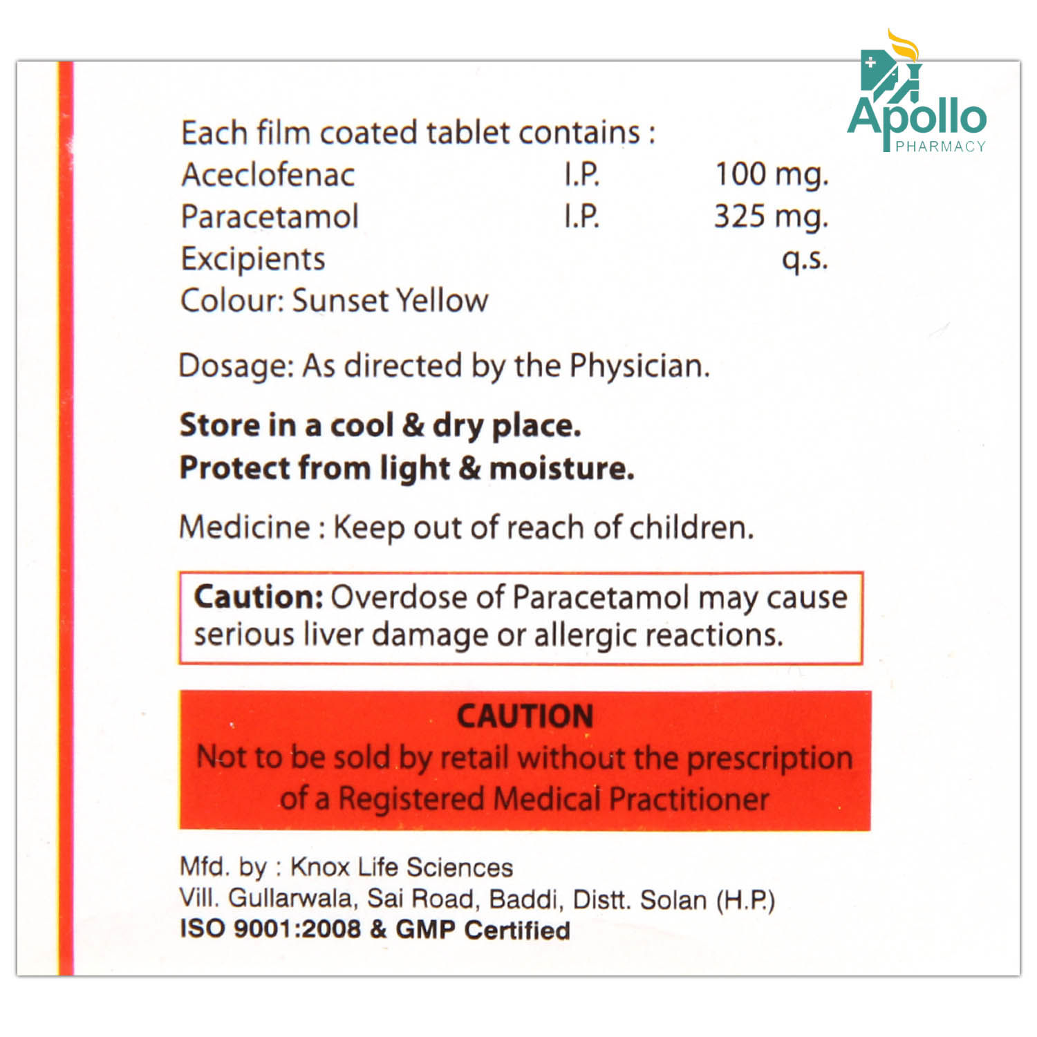 Axinac P Tablet 10's Price, Uses, Side Effects, Composition - Apollo ...