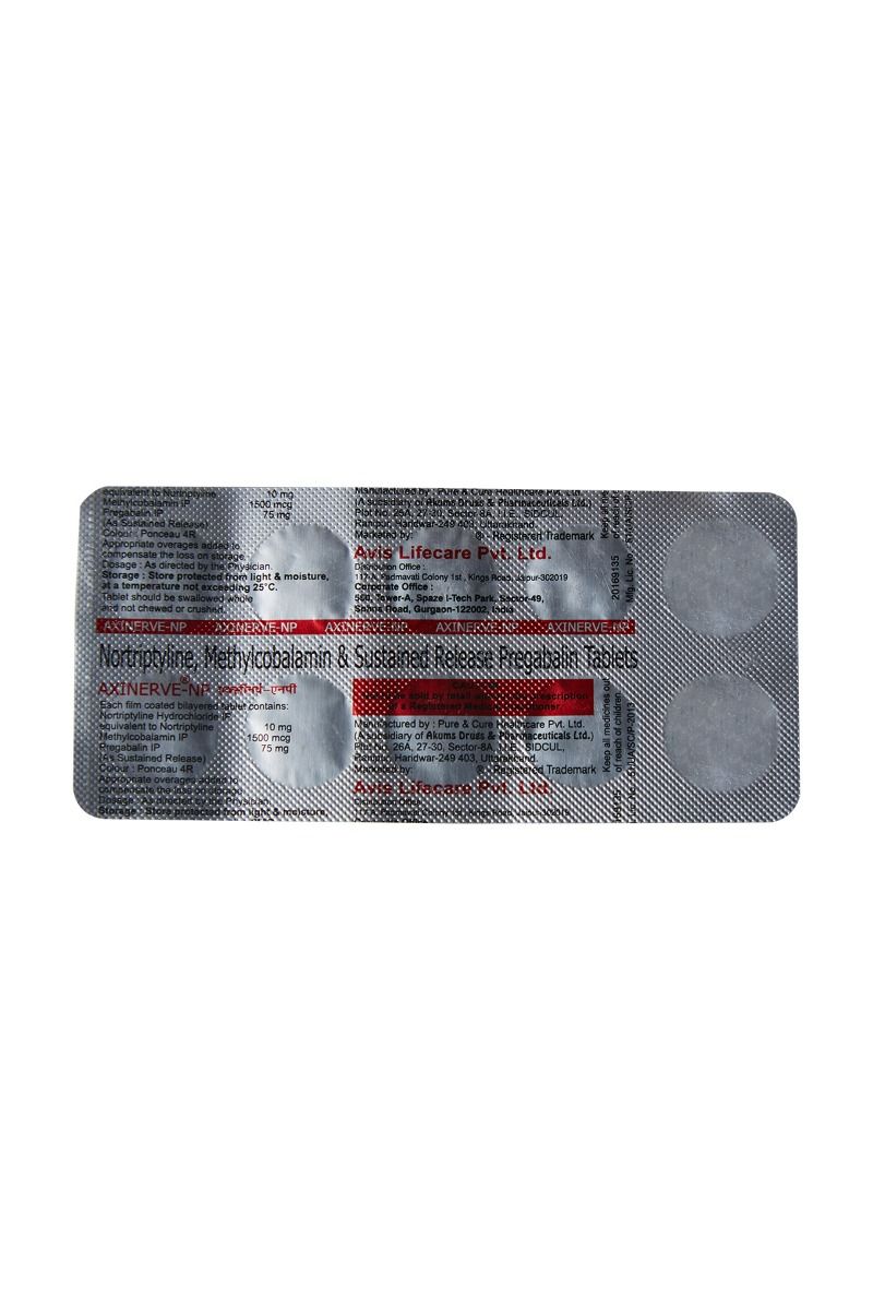 Axinerve NP Tablet | Uses, Side Effects, Price | Apollo Pharmacy