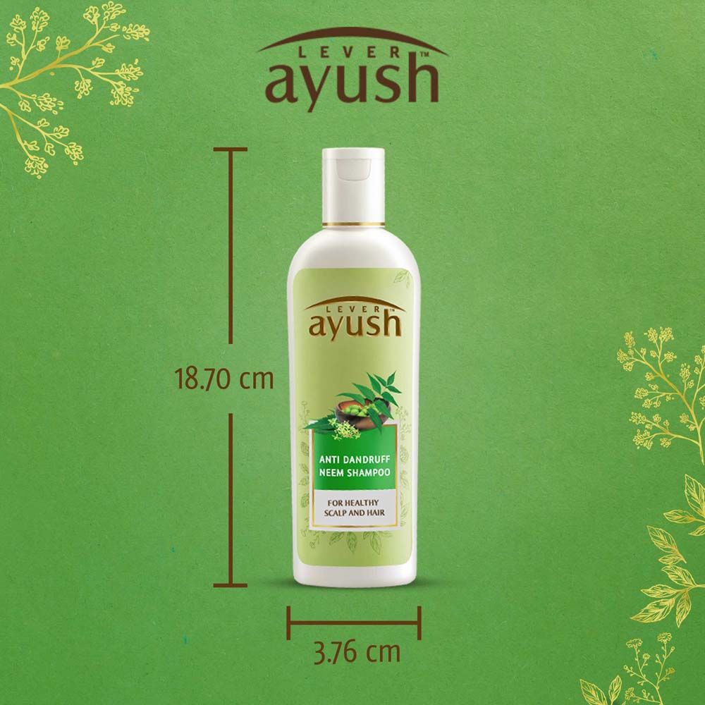 Lever Ayush Anti Dandruff Neem Shampoo, 175 ml Price, Uses, Side ...