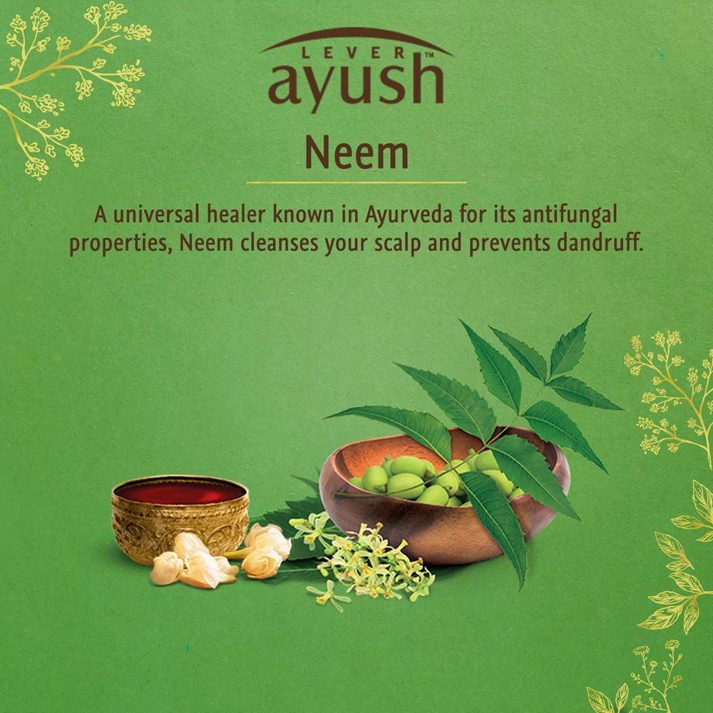 Lever Ayush Anti Dandruff Neem Shampoo, 175 ml Price, Uses, Side ...