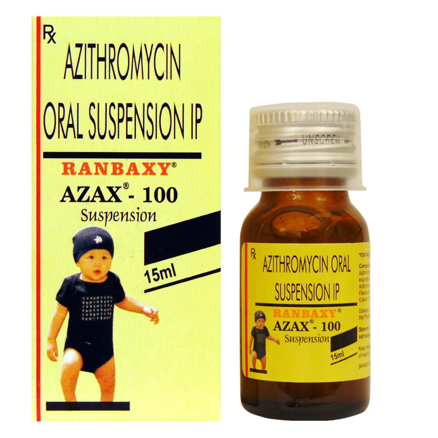 Azax 100 mg Suspension | Uses, Side Effects, Price | Apollo Pharmacy