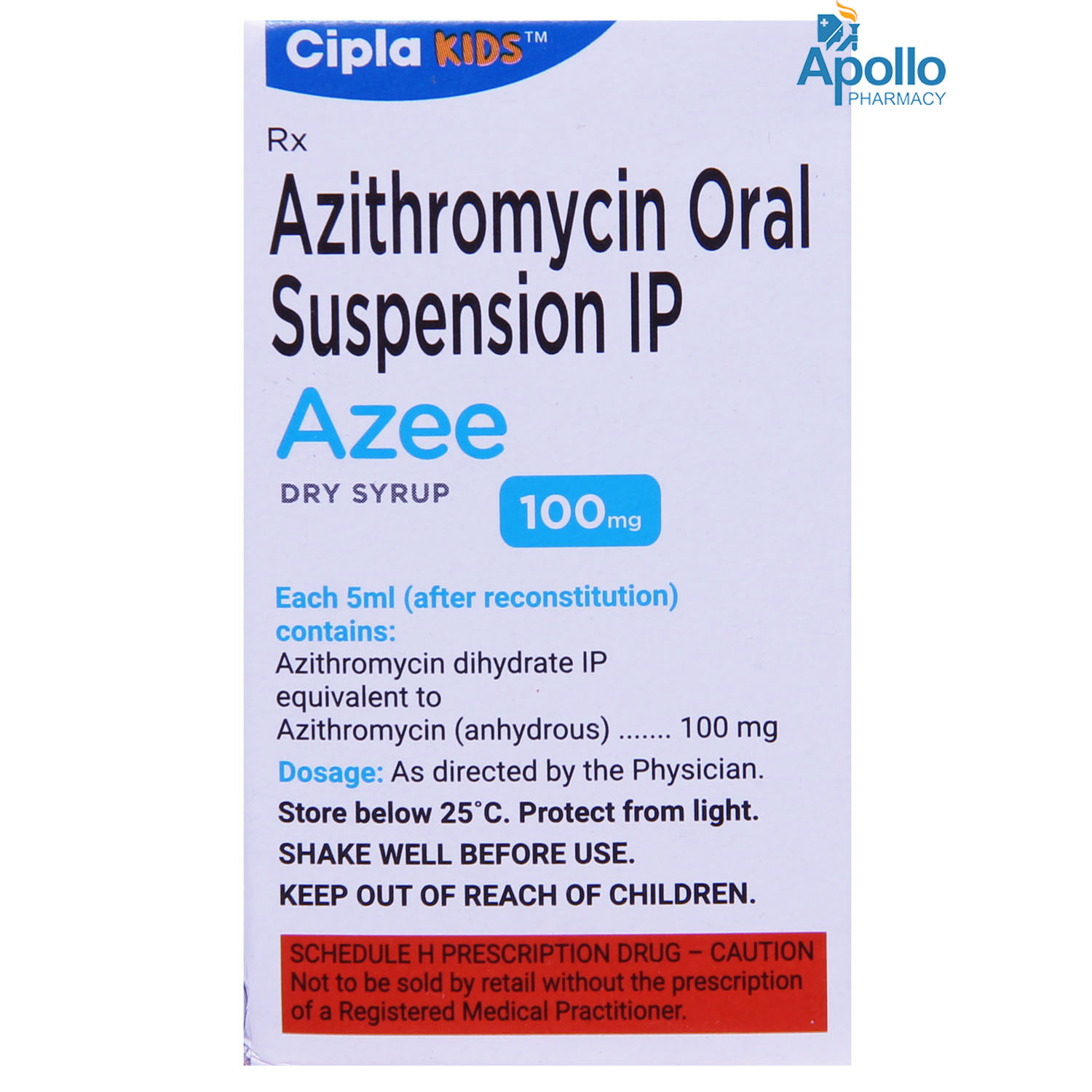 Azee 100mg Dry Syrup 15 ml Price, Uses, Side Effects, Composition ...