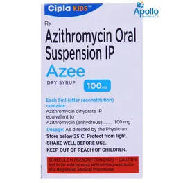 Azee 100mg Dry Syrup | Uses, Side Effects, Price | Apollo Pharmacy
