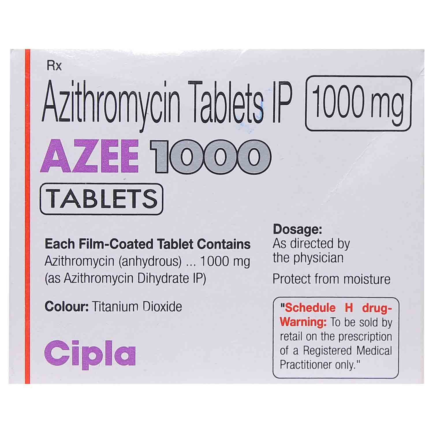 Azee 1000 mg Tablet 1's Price, Uses, Side Effects, Composition - Apollo ...
