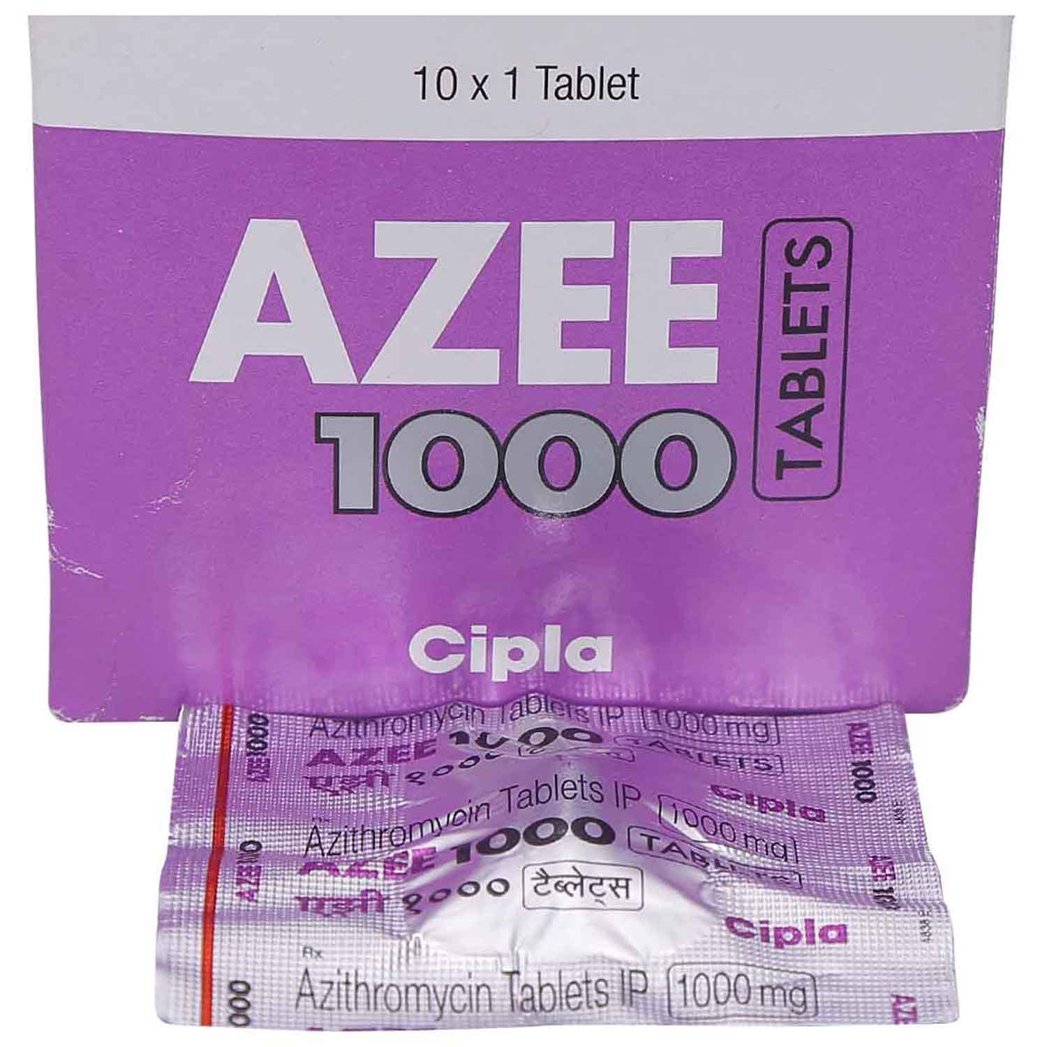 Azee 1000 mg Tablet 1's Price, Uses, Side Effects, Composition - Apollo ...