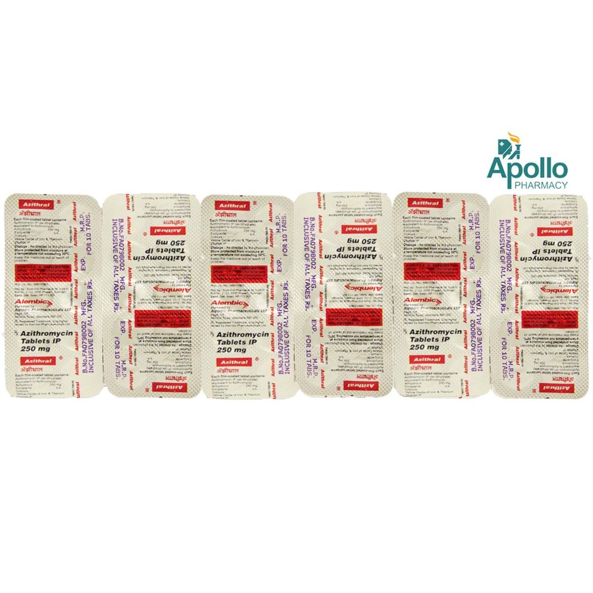 Azithral Tablet | Uses, Side Effects, Price | Apollo Pharmacy