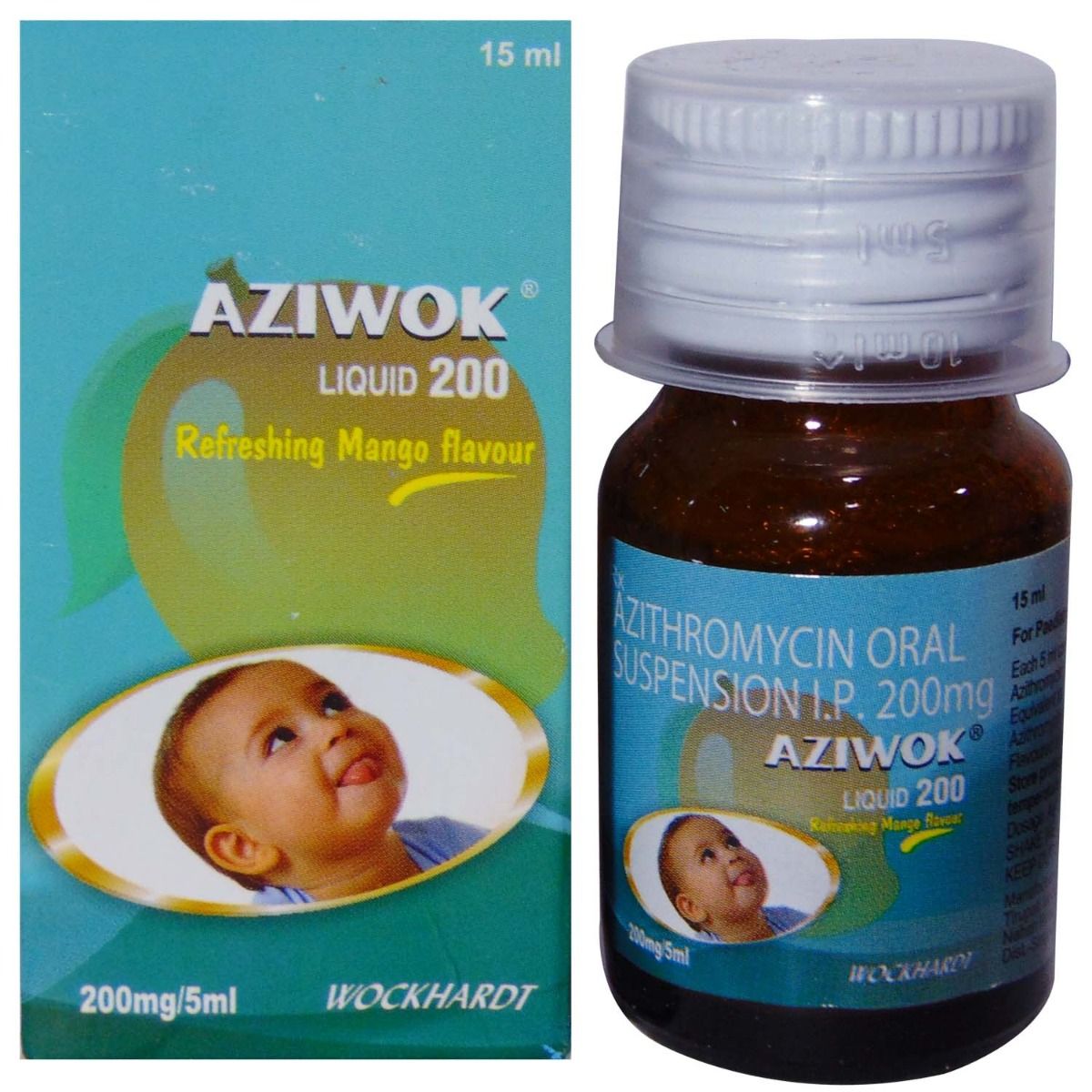 Aziwok 200 mg Liquid 15 ml Price, Uses, Side Effects, Composition ...