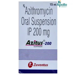 Azitus-200 Suspension | Uses, Side Effects, Price | Apollo Pharmacy