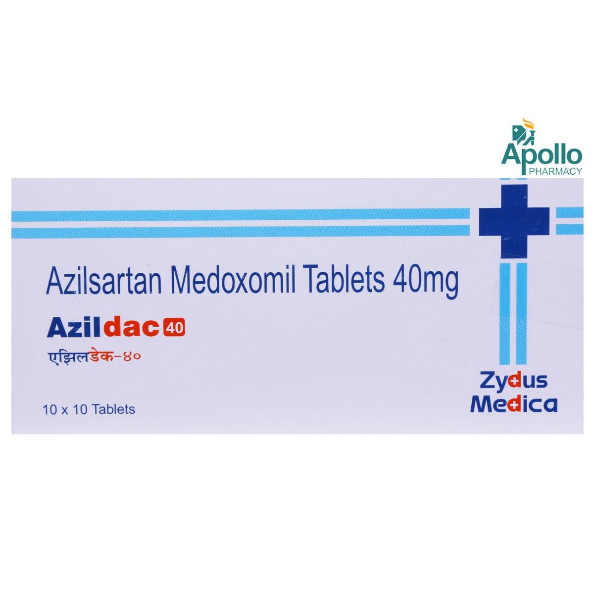 Azildac 40 Tablet | Uses, Side Effects, Price | Apollo Pharmacy