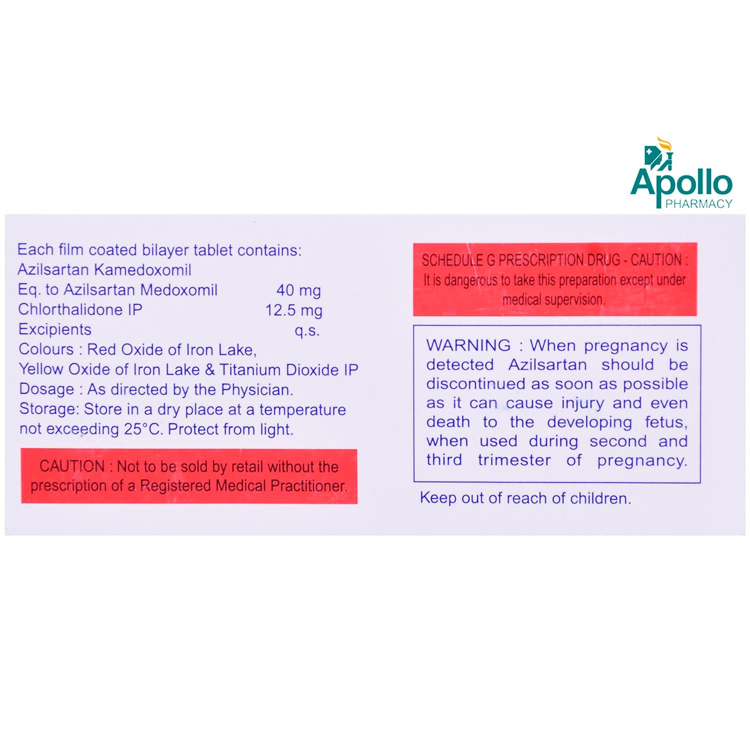 Azildac CT Tablet 10's Price, Uses, Side Effects, Composition - Apollo ...