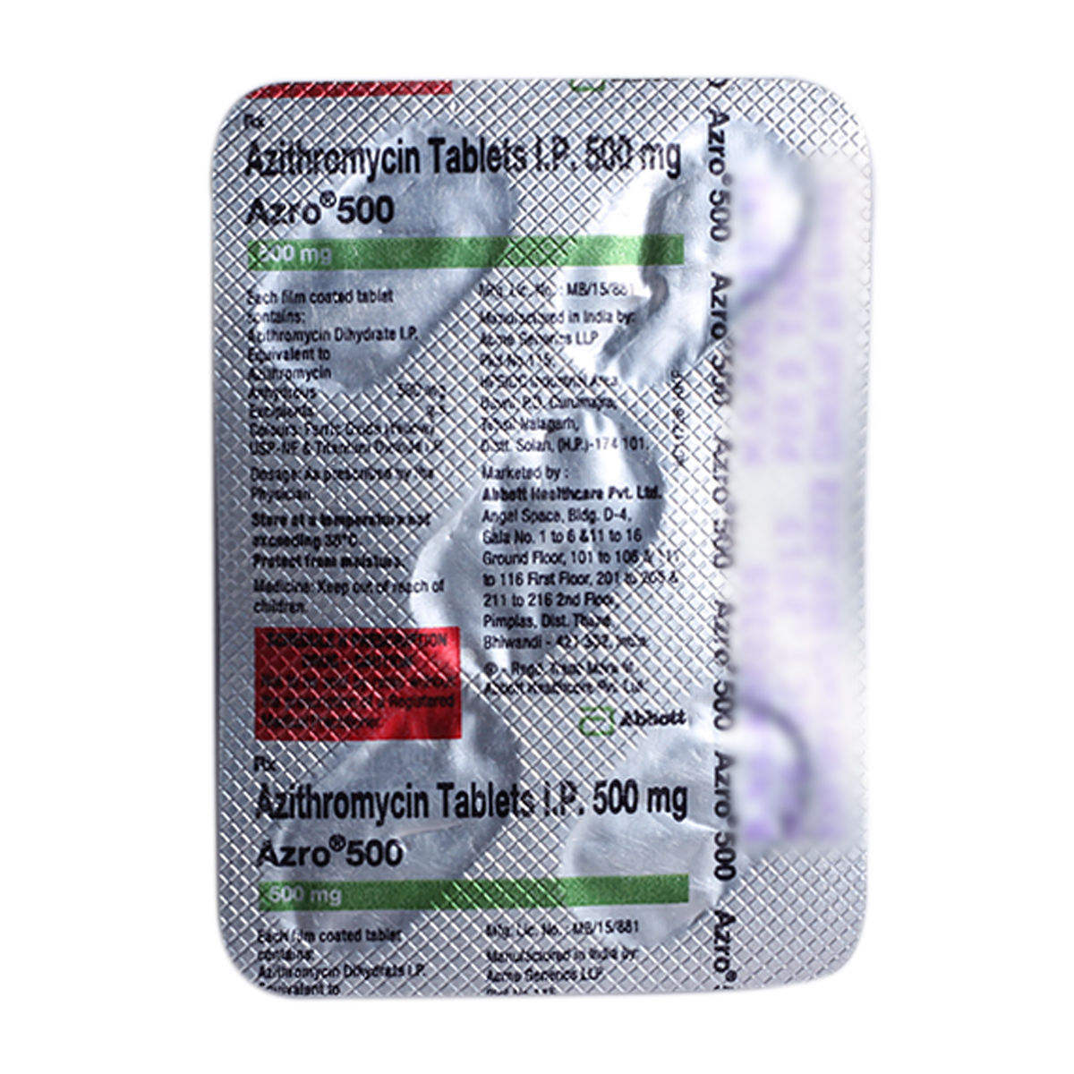 Azro 500 Tablet 5's Price, Uses, Side Effects, Composition - Apollo ...