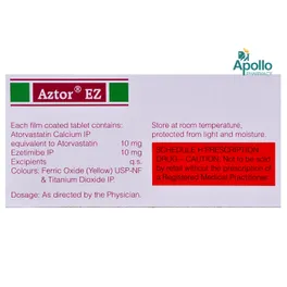 Aztor EZ Tablet | Uses, Side Effects, Price | Apollo Pharmacy