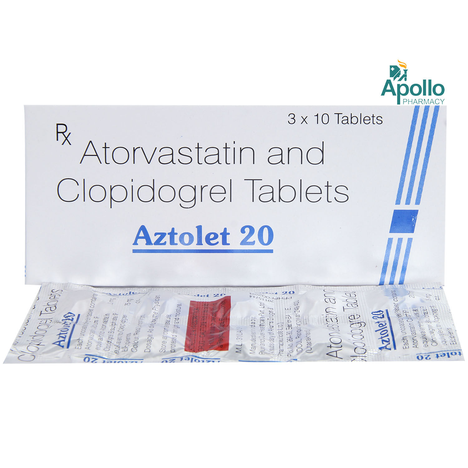 Aztolet 20 Tablet 10's Price, Uses, Side Effects, Composition - Apollo ...