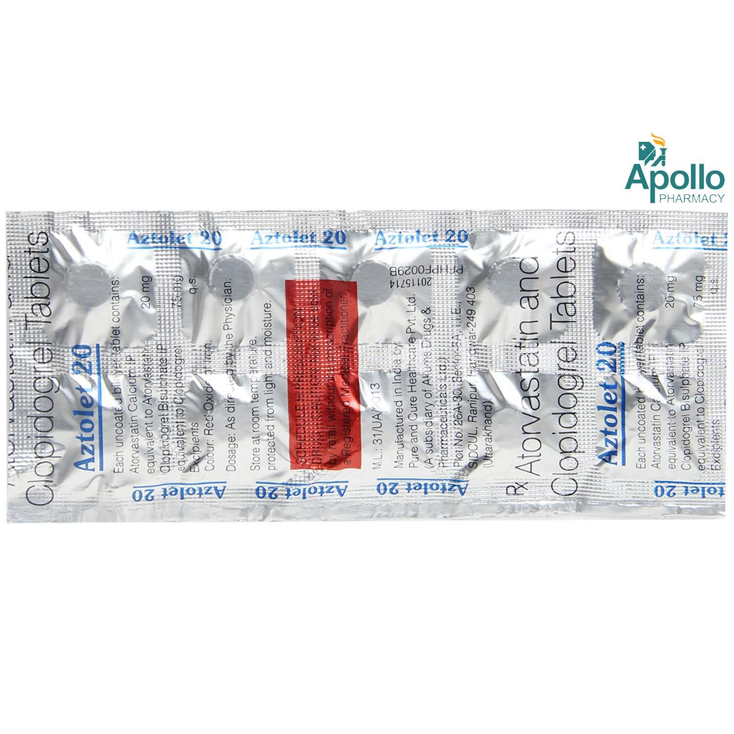 Aztolet 20 Tablet 10's Price, Uses, Side Effects, Composition - Apollo ...
