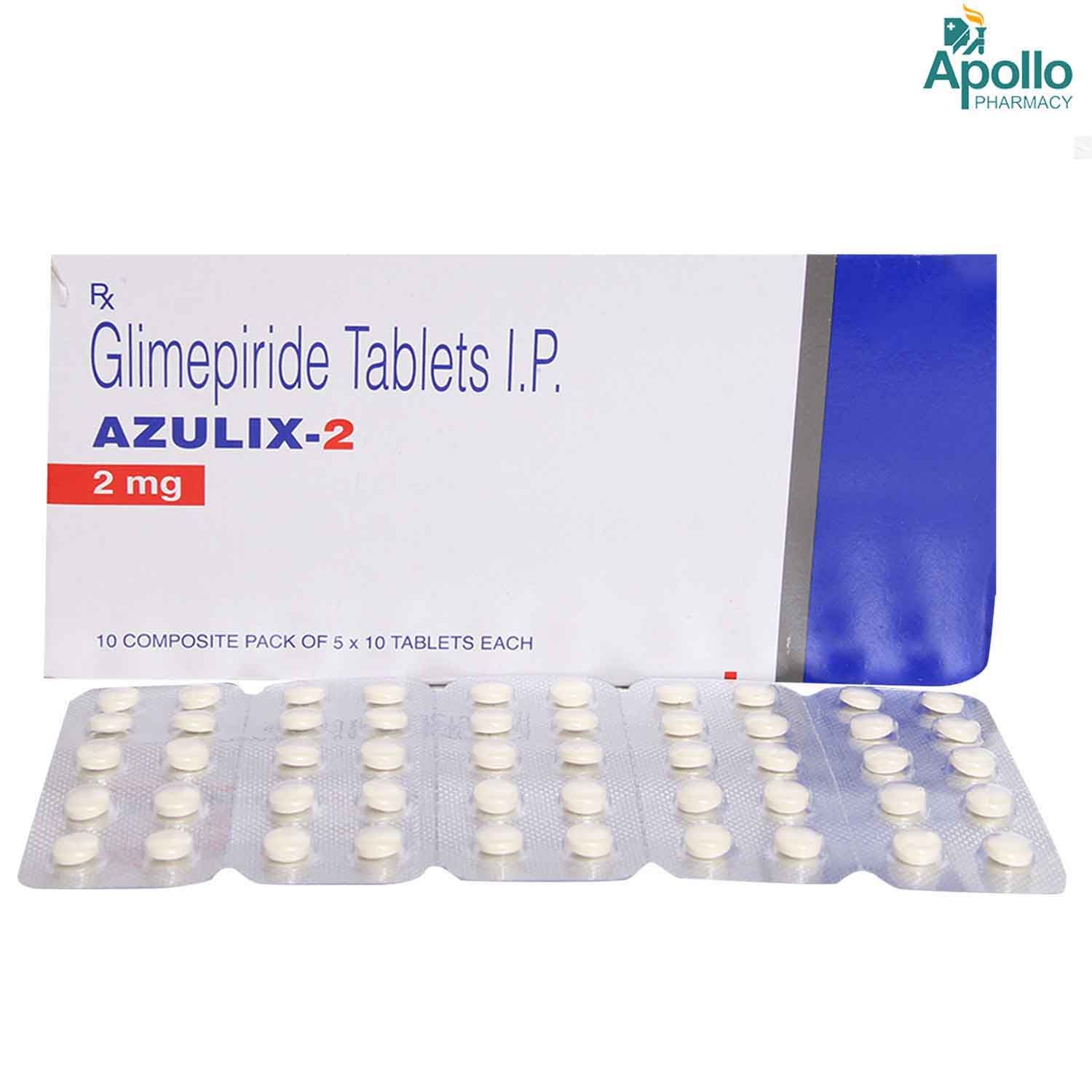 Azulix 2 Tablet 10's Price, Uses, Side Effects, Composition - Apollo ...