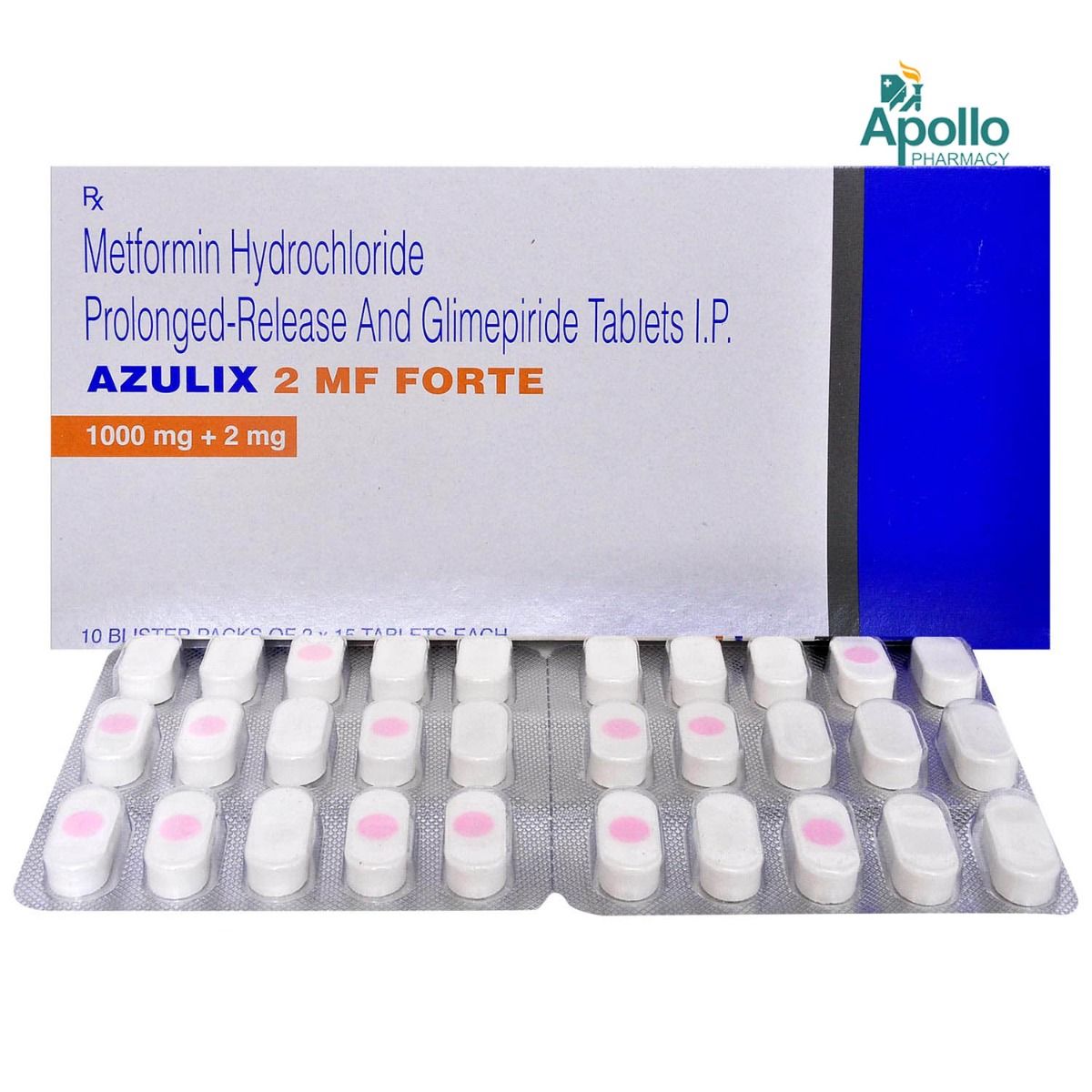 Azulix 2 MF Forte Tablet 15's Price, Uses, Side Effects, Composition ...