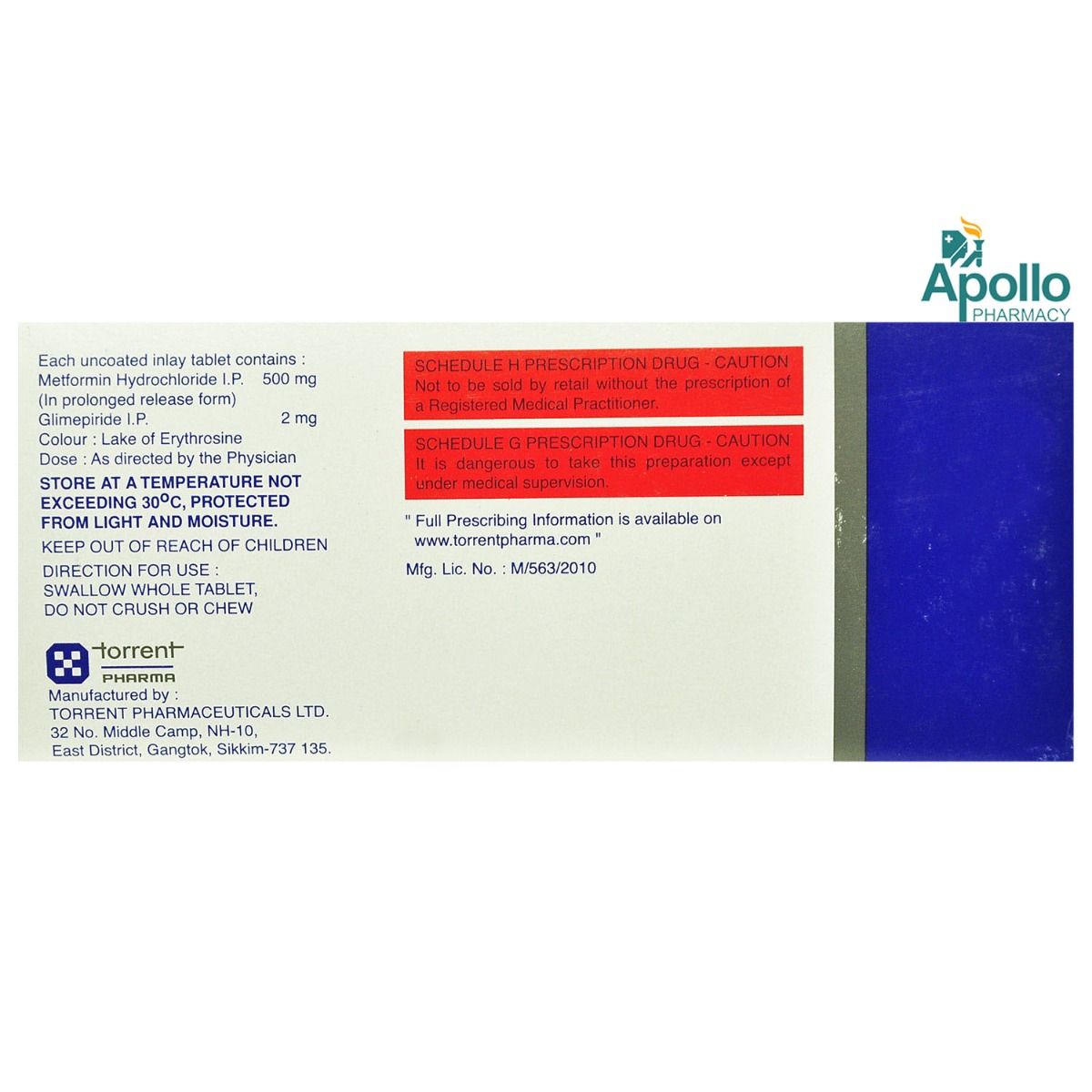 Azulix 2 MF Tablet | Uses, Side Effects, Price | Apollo Pharmacy