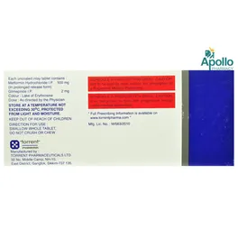 Azulix 2 MF Tablet | Uses, Side Effects, Price | Apollo Pharmacy