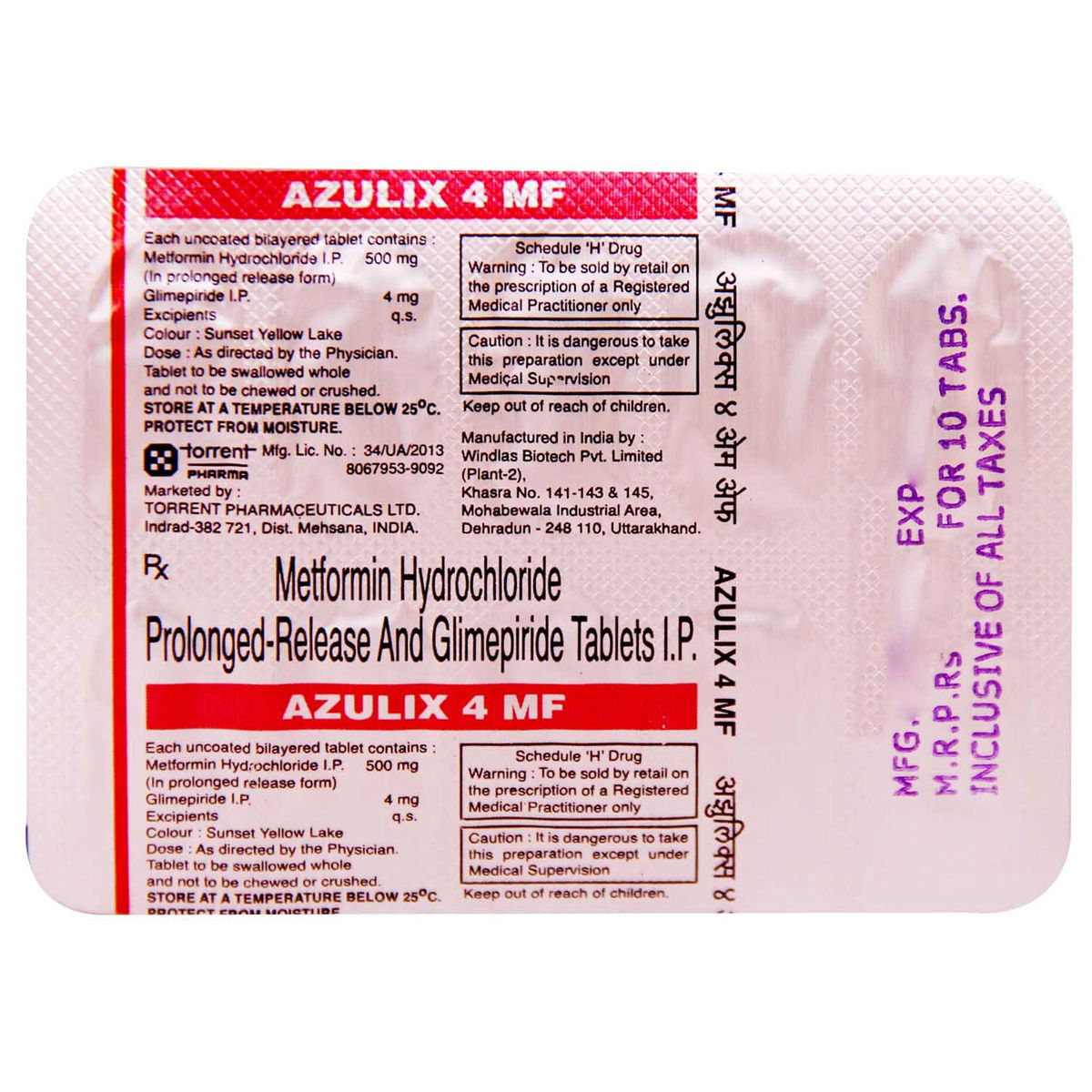 Azulix 4 MF Tablet 10's Price, Uses, Side Effects, Composition - Apollo ...