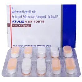 Azulix 4 MF Forte Tablet | Uses, Side Effects, Price | Apollo Pharmacy