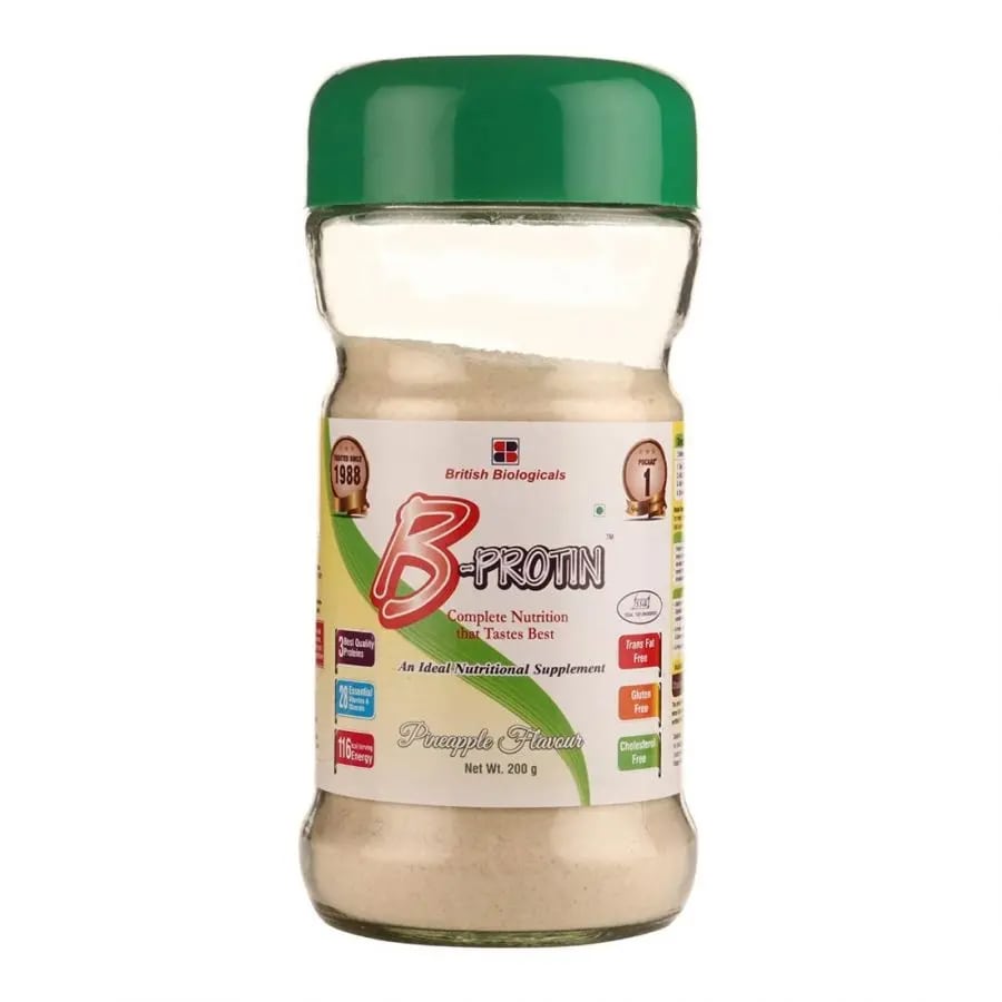 B-Protin Pineapple Flavour Powder, 200 gm Jar Price, Uses, Side Effects ...