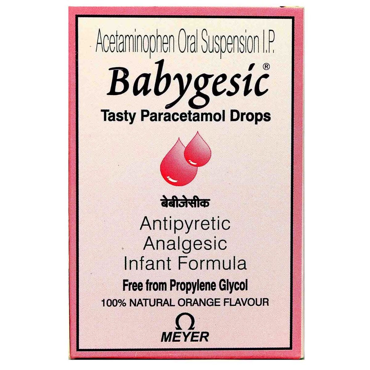 Babygesic Oral Drops 15 ml Price, Uses, Side Effects, Composition ...
