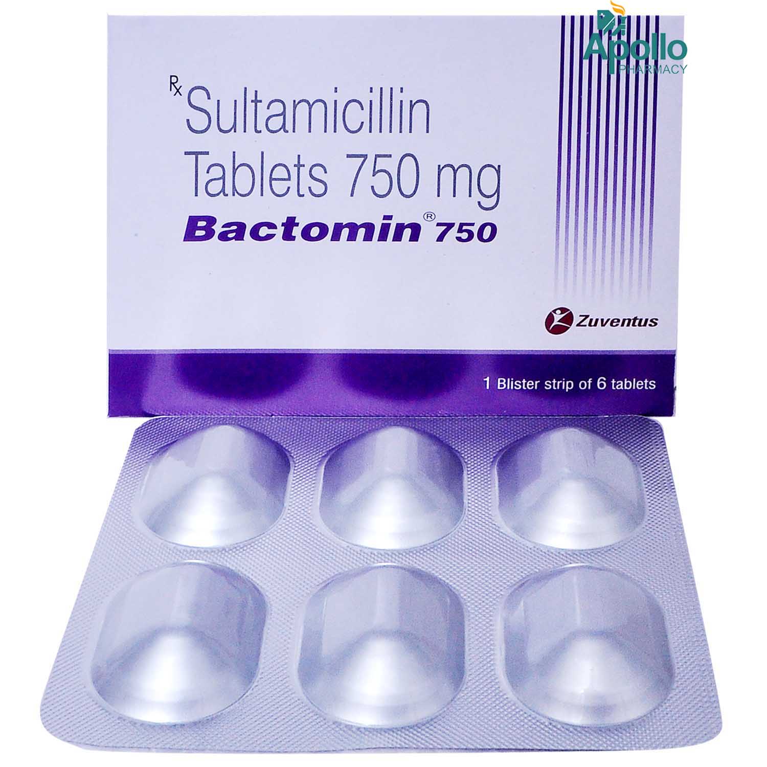 Bactomin 750 Tablet 6's Price, Uses, Side Effects, Composition - Apollo ...