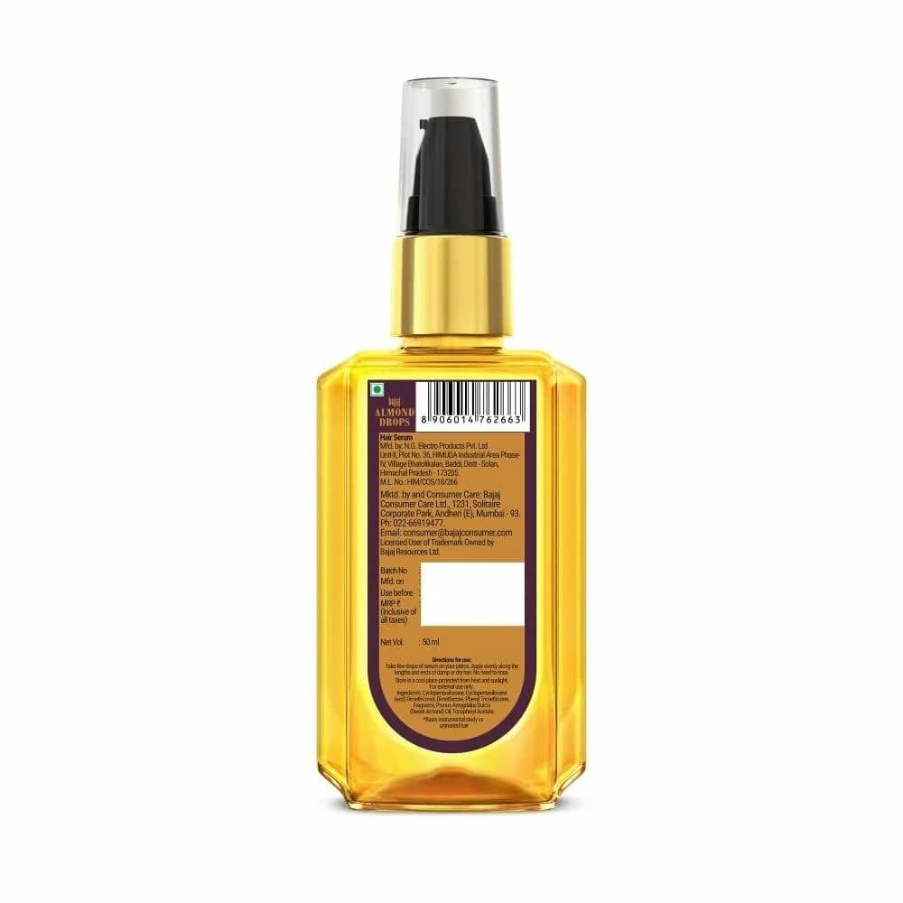 Buy Bajaj Almond Drops Hair Serum with Oil, 50 ml | 19 Minutes Delivery ...
