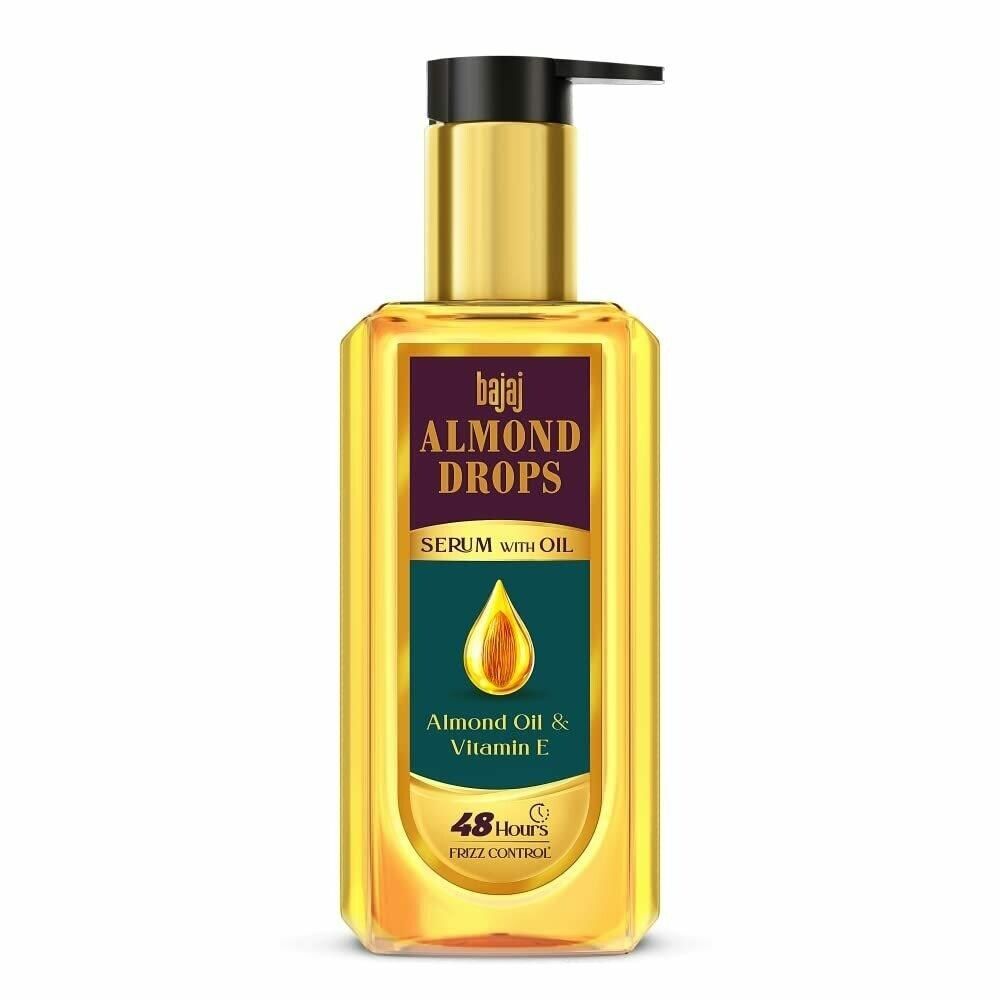 Buy Bajaj Almond Drops Hair Serum with Oil, 100 ml | 19 Minutes ...