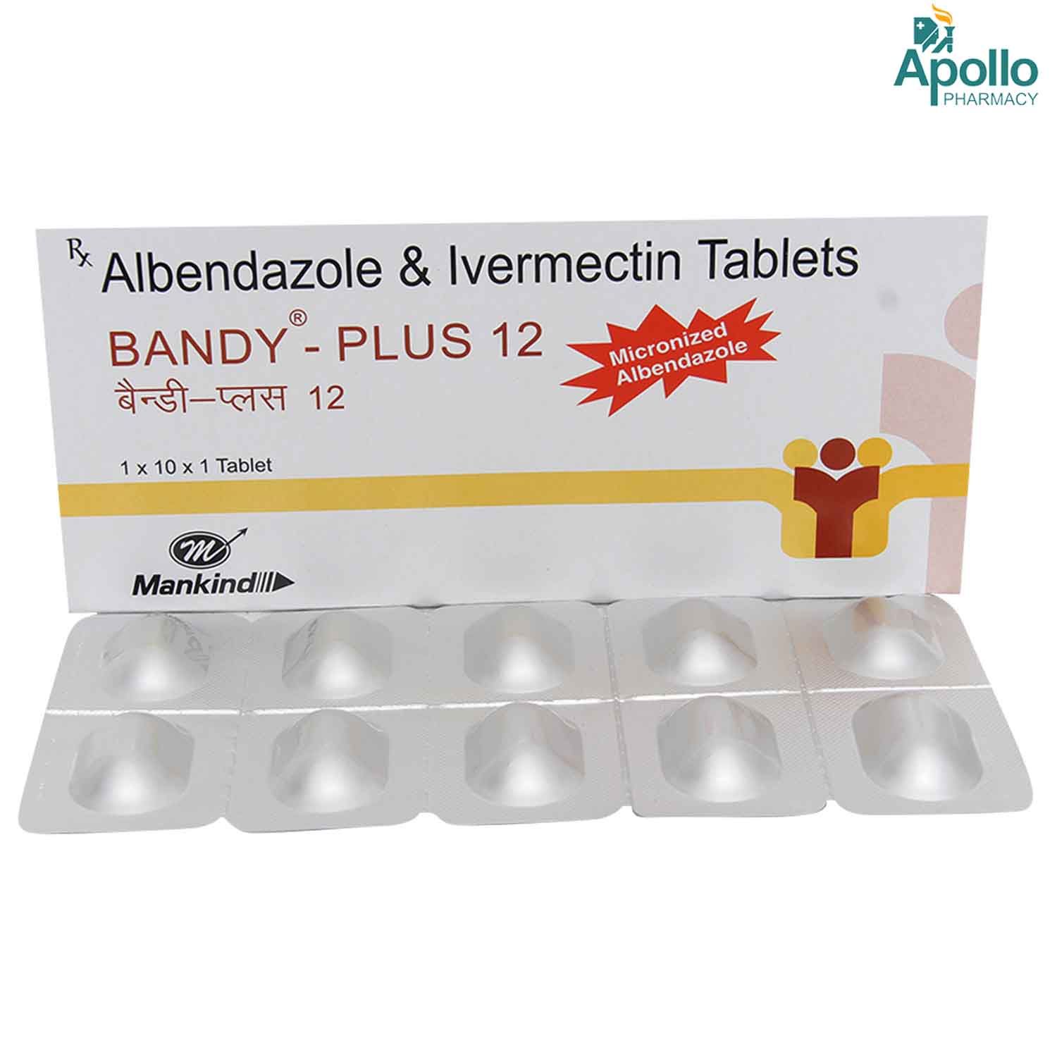Bandy-Plus 12 Tablet | Uses, Side Effects, Price | Apollo Pharmacy