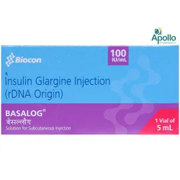 Basalog 100IU/ml Injection 5 ml | Uses, Side Effects, Price | Apollo ...