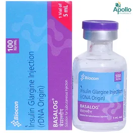 Basalog 100IU/ml Injection 5 ml | Uses, Side Effects, Price | Apollo ...