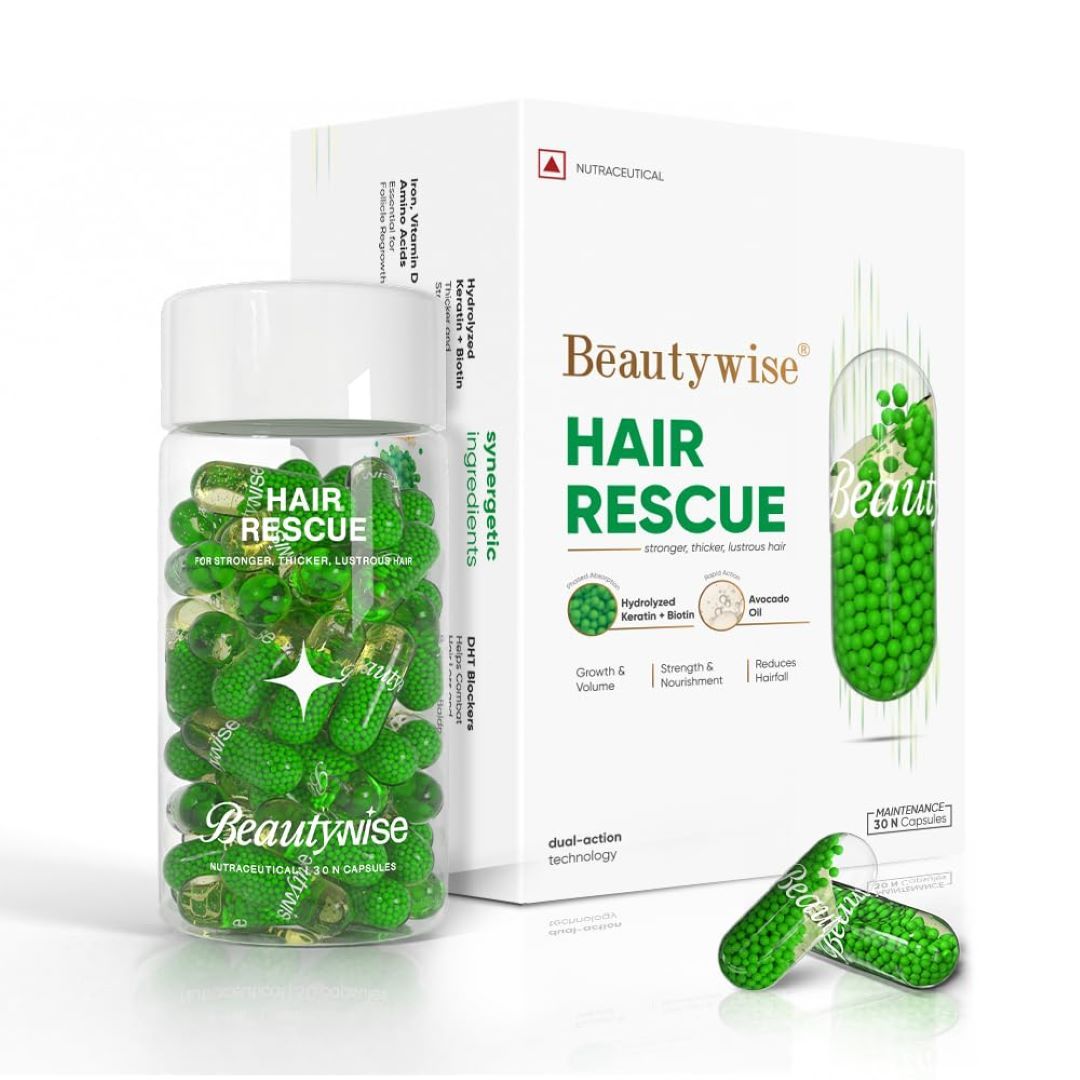 Buy Beautywise Hair Rescue, 30 Capsules | 19 Minutes Delivery | Apollo ...