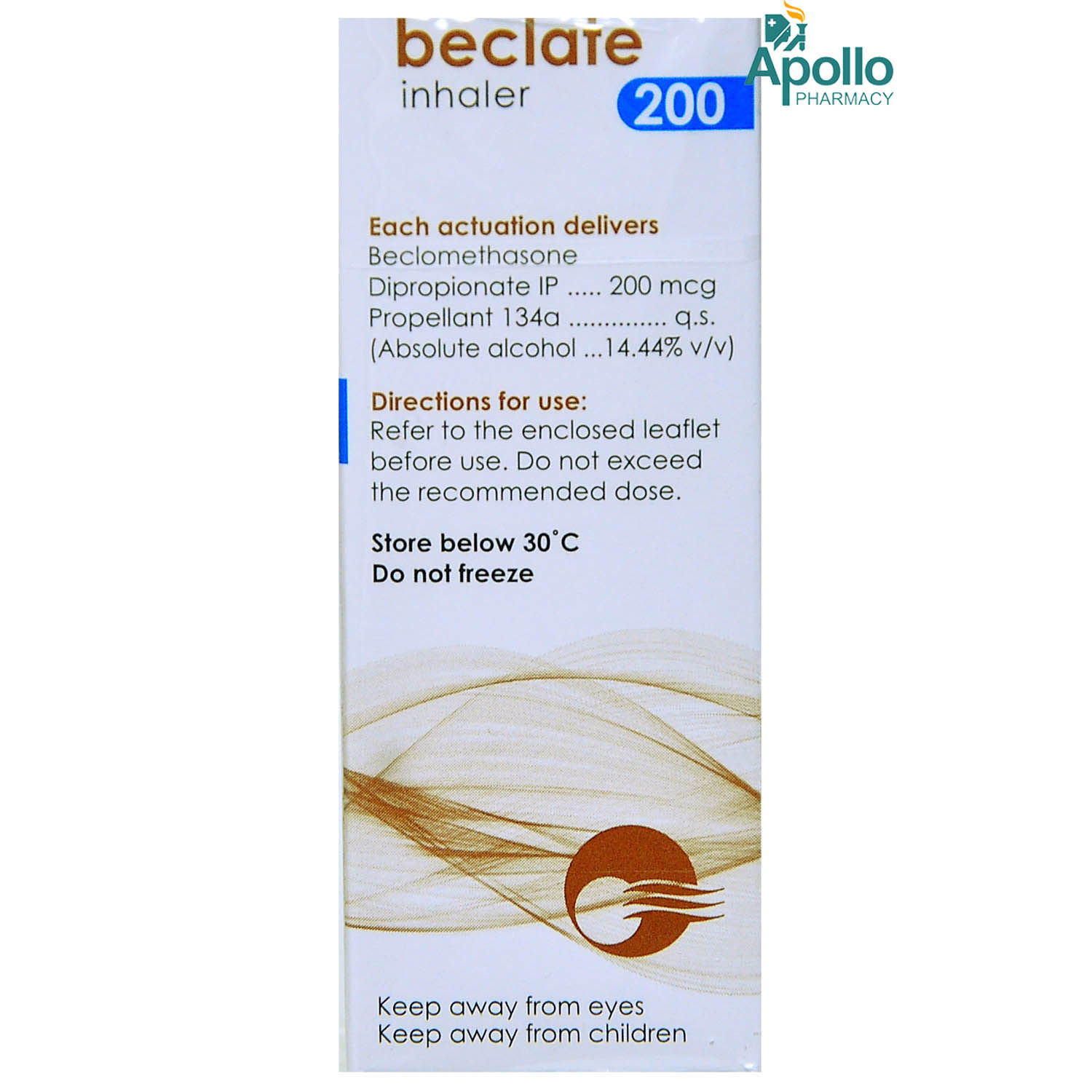 Beclate 200 mcg Inhaler | Uses, Side Effects, Price | Apollo Pharmacy